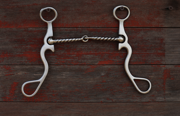 02-S Twisted Wire Snaffle – Kerry Kelley Bits & Spurs