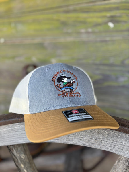Fighting Irishman Cap Grey Denim/Mustard 112 – Kerry Kelley Bits & Spurs