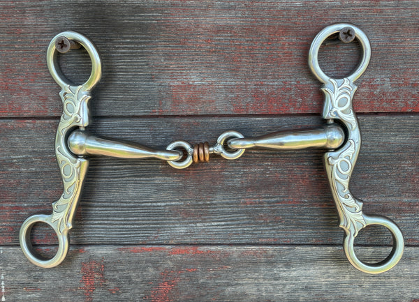 N55 Dog Bone Scroll – Kerry Kelley Bits & Spurs