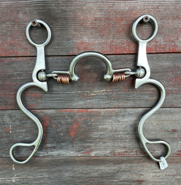10 Ported Chain w Copper Rings – Kerry Kelley Bits & Spurs